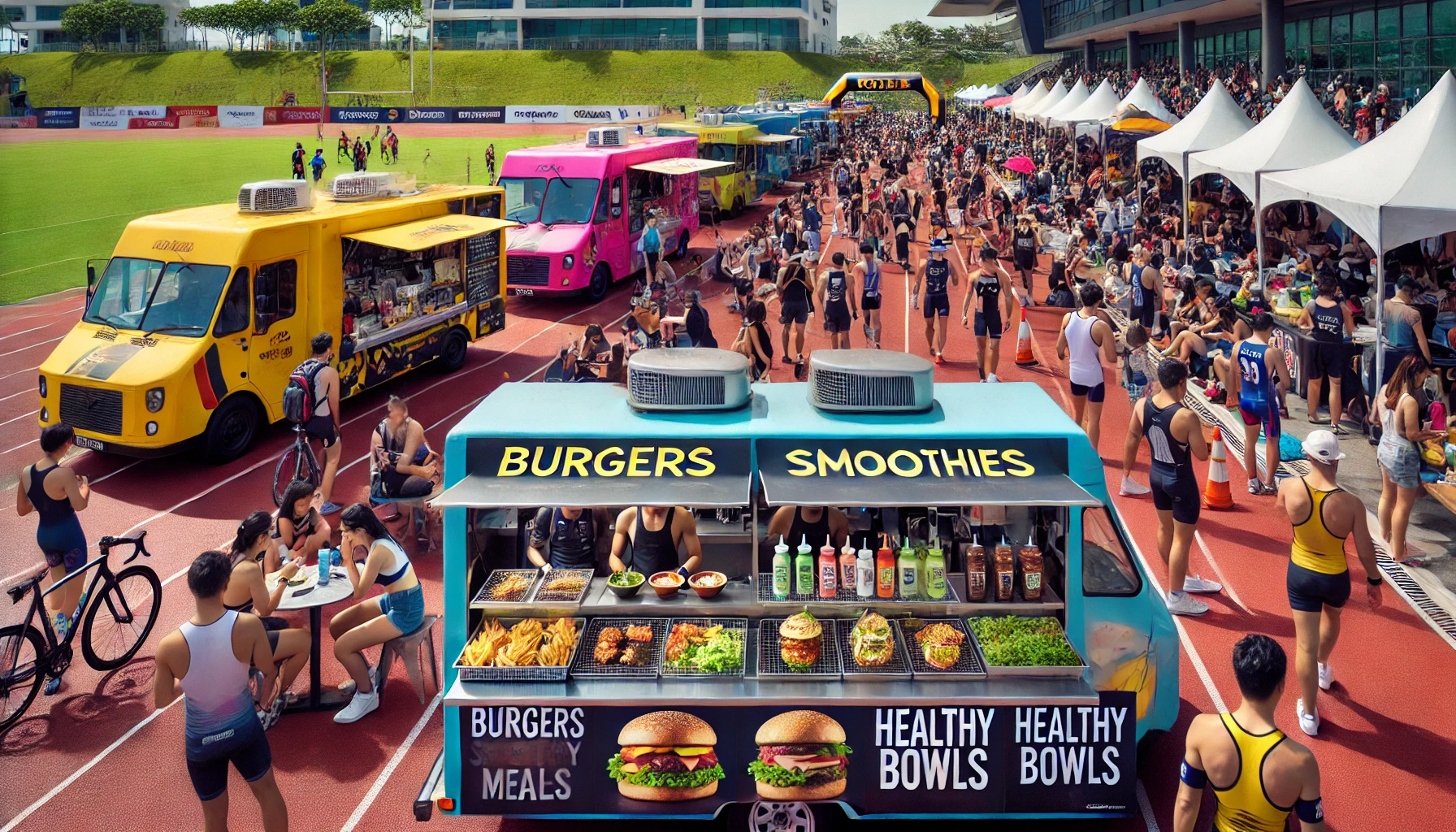 Food trucks en eventos deportivos — Street Food Magazine