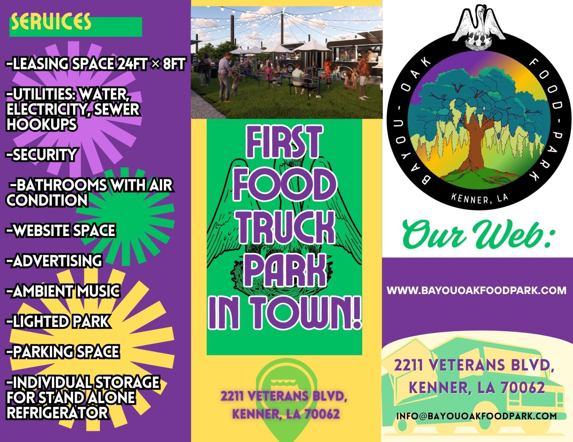 Bayou Oak Food Truck Park — Street Food Magazine