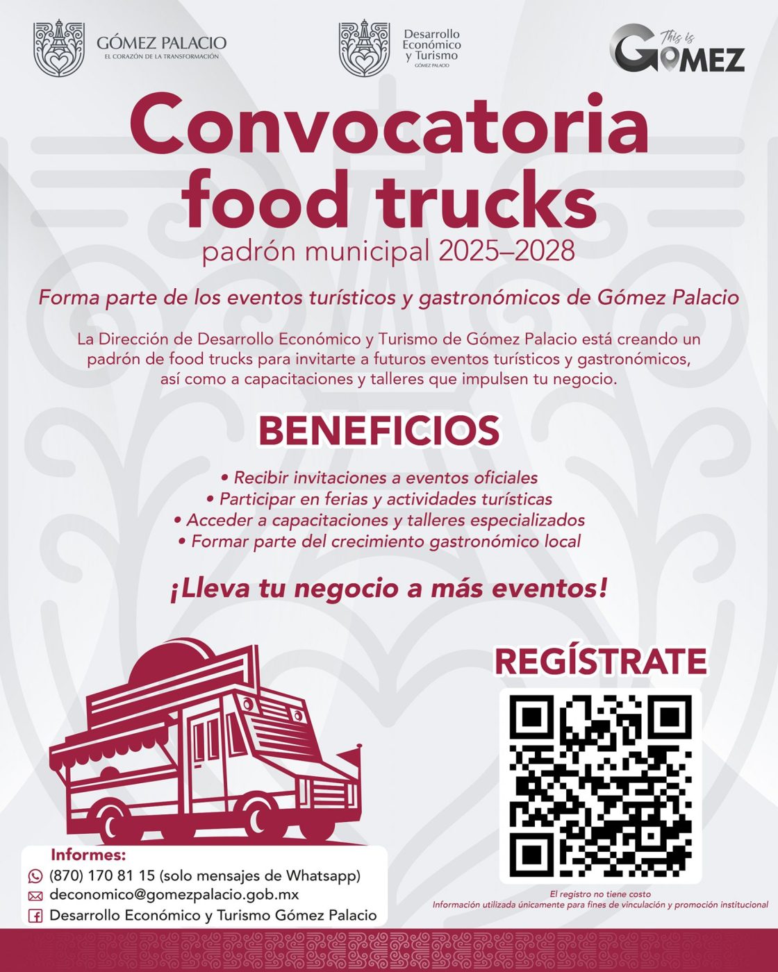 Convocatoria food trucks Gómez Palacio — Street Food Magazine